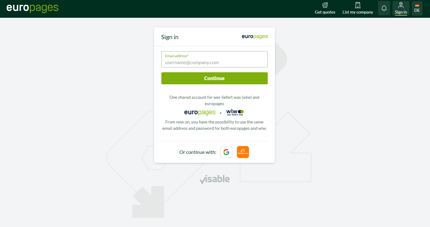 User account creation, login & reset of password